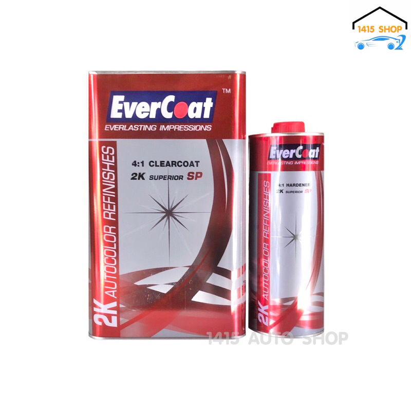 แลคเกอร์EverCoat 2K 4:1 CLEARCOAT 2K แลคเกอร์เคลือบเงา เนื้อ 3.6ลิตร ...