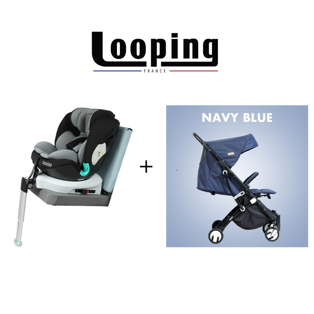 Looping Squizz 3+ และ Carseat 360 i-Size Combo Set | Shopee Thailand
