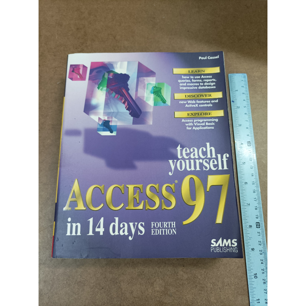 หนังสือ Teach Yourself Access 97 in 14 Days by Paul Cassel | Shopee Thailand