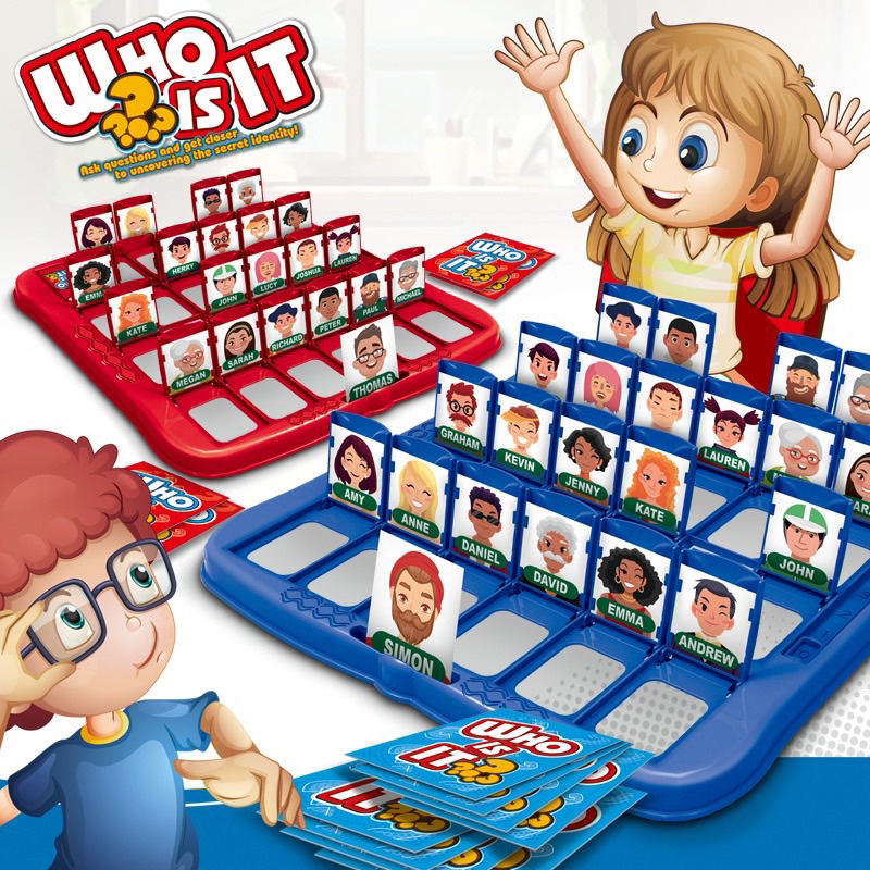 Who is it Board Game - บอร์ดเกมสืบพยาน เป็นอีกเวอร์ชั่นที่ภาพน่ารักมาก ...