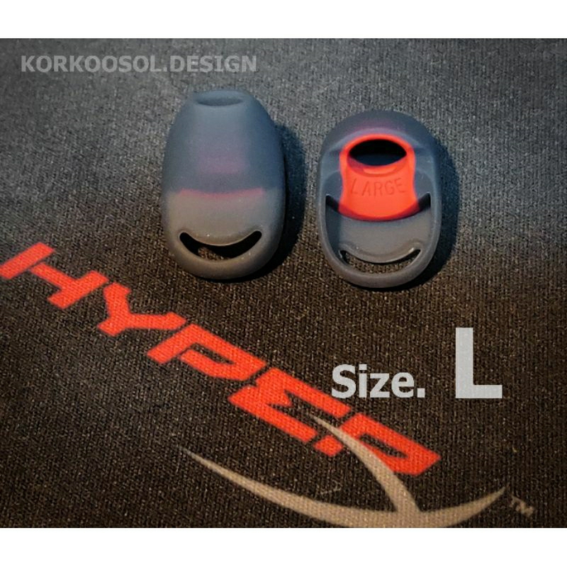 🔥Hot sale จุกหูฟัง HyperX Could Earbuds Ear Tips จุกซิลิโคน 3คู่ S M L ...