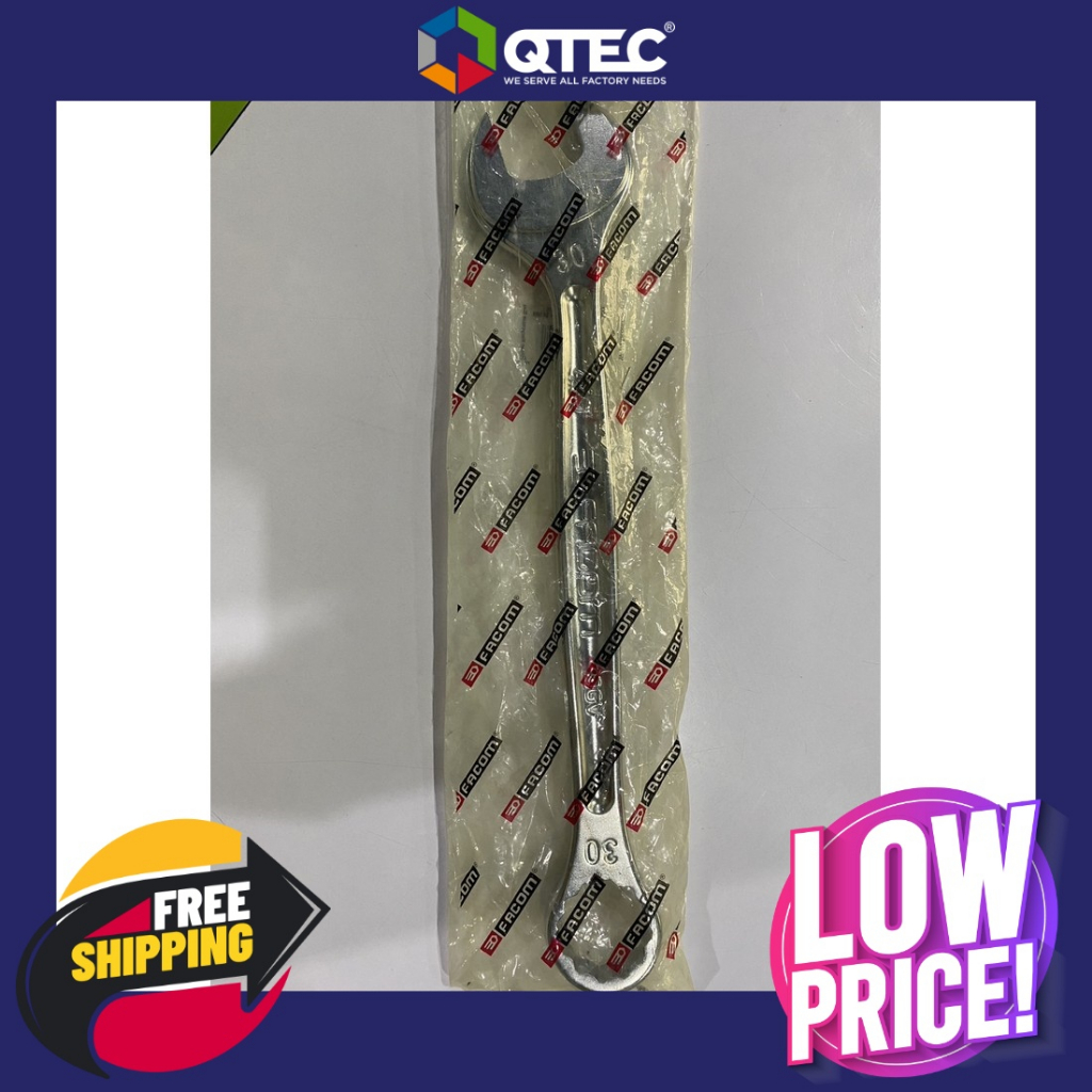 (ส่งฟรี) ประแจแหวนข้างปากตาย Chrome Combination Spanner, 30 mm / Facom 440.30 | Shopee Thailand