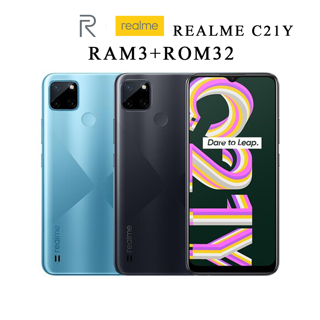 Realme C21Y (RAM 3/4GB | ROM 32/64GB) เครื่องแท้ 100% ประกันศูนย์ 1 ปี ...