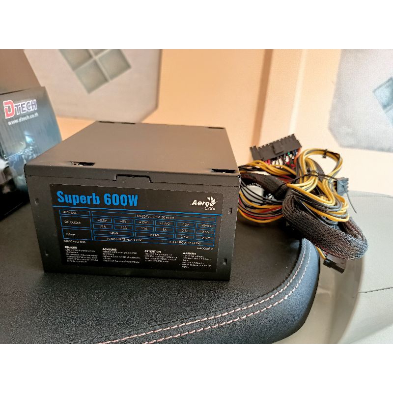 พาวเวอร์ซัพพลาย Psu 600W มือสอง พึ่งถอดจากคอม ใช้งานได้ปกติ | Shopee ...