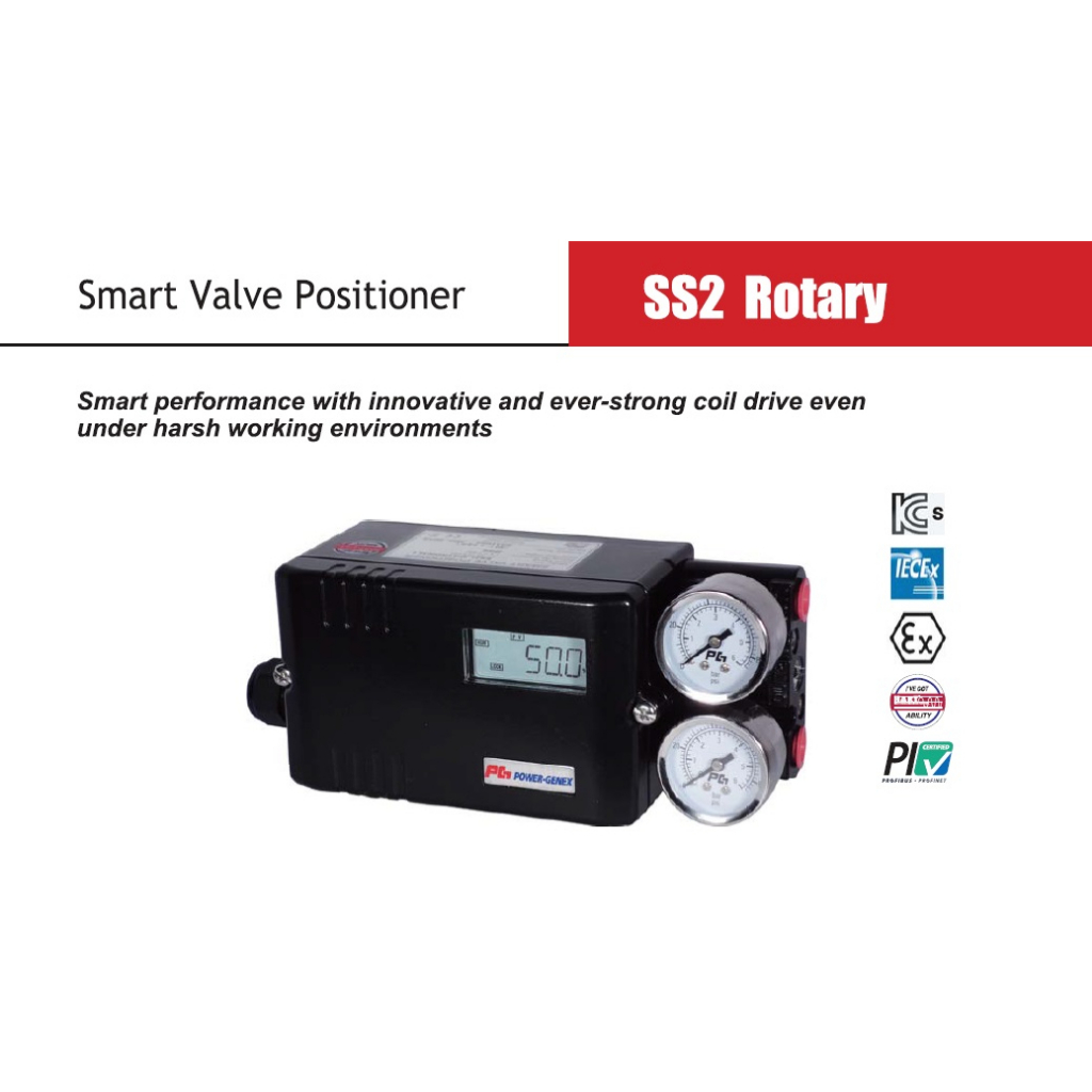 "PG" POWER-GENEX Smart Positioner 4-20mA Model SS2R | Shopee Thailand
