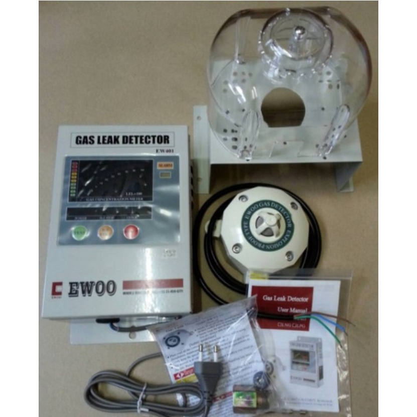 Gas Leak Detector เครื่องเตือนแก๊สรั่ว ยี่ห้อ EWOO รุ่น EW401 ฝาครอบอะ ...