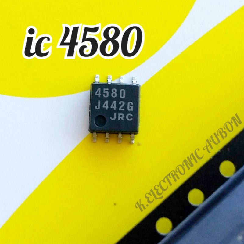 IC4580 JRC4580 NJM4580 icเครื่ยงเสียง ปรี แอมป์ ราคาต่อสินค้า 1 ตัว ...