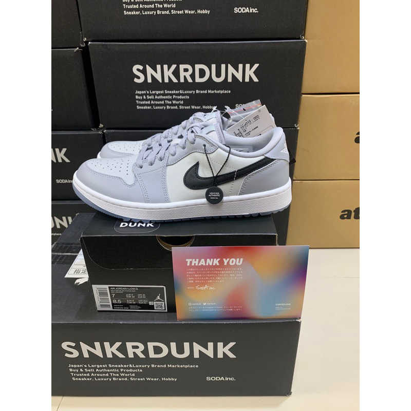 Nike Air jordan 1 low Golf Wolf Grey DD9315-002 แท้ Unused | Shopee ...