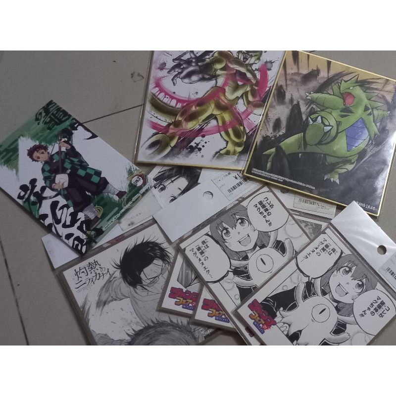 shikishi ชิกิชิ ภาพแข็ง ของสะสมอนิเมะมือสอง | Shopee Thailand