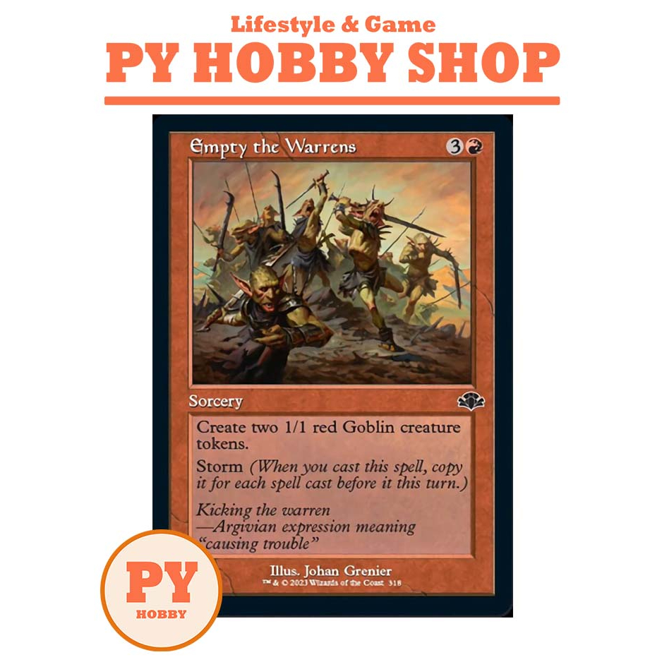 [MTG] Dominaria Remastered Variants: Empty the Warrens (Retro Frame ...