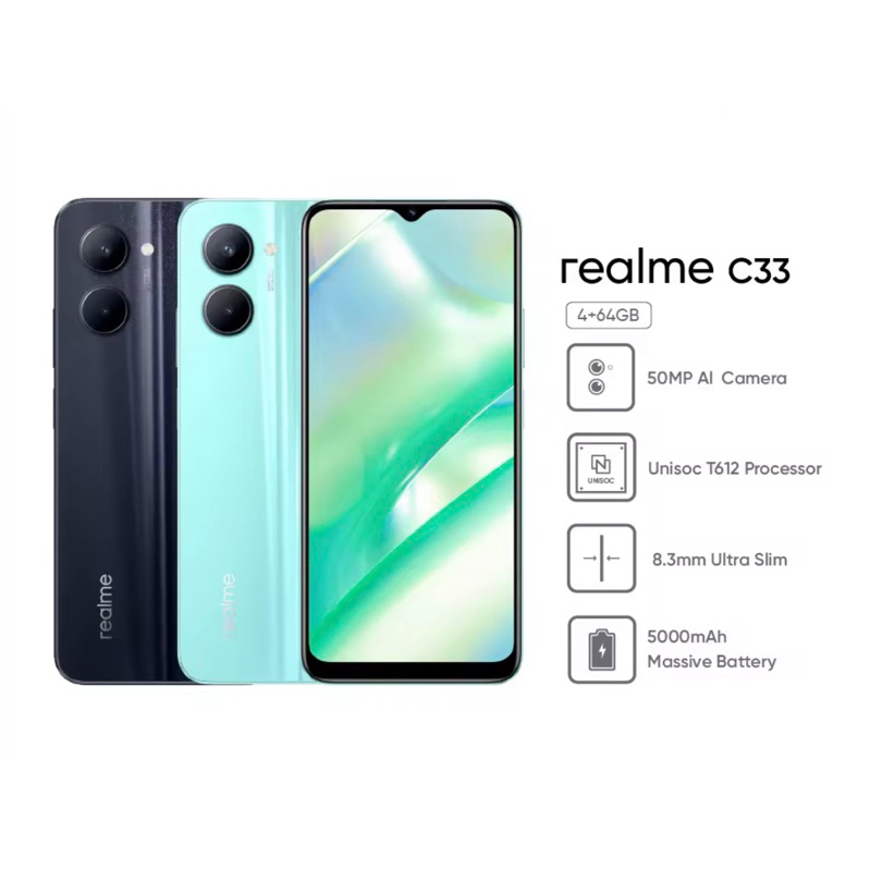 Realme C33 4/64GB เครื่องศูนย์ไทย | Shopee Thailand