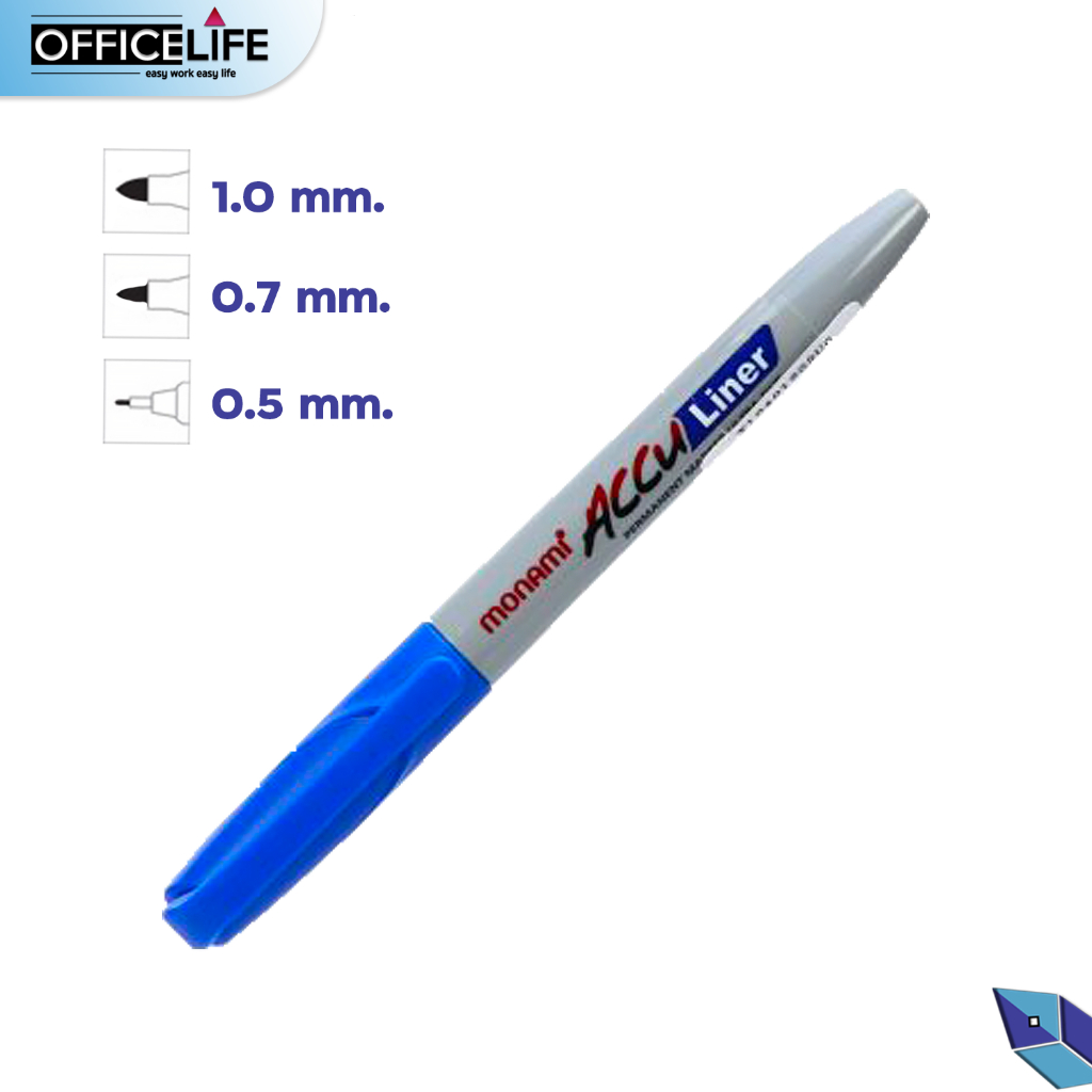 Monami (โมนามิ) ปากกามาร์คเกอร์ เขียนCD AccuLiner (แอ็คคูไลเนอร์) ขนาด ...