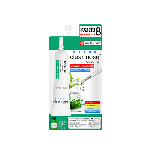 CLEAR NOSE Acne Gel Concentrate Solution Care เคลียร์โนส เจลแต้มสิว แบบ ...