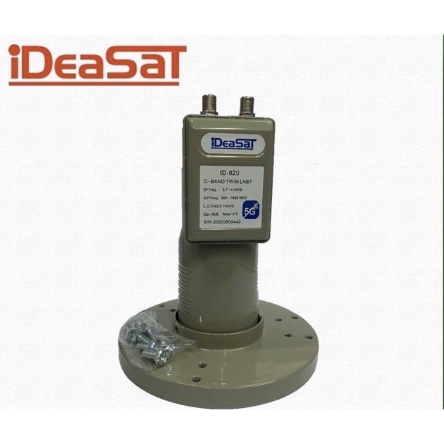 หัวรับสัญญาณดาวเทียมไอเดียแซท Ideasat รุ่น ID-820 ตัดสัญญาณ 5G (C-BAND ...