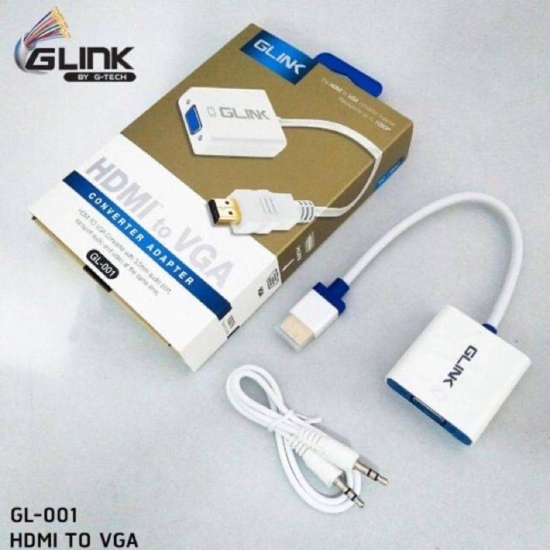 HDMI to VGA ยี่ห้อGLINK รหัสGL-001 | Shopee Thailand