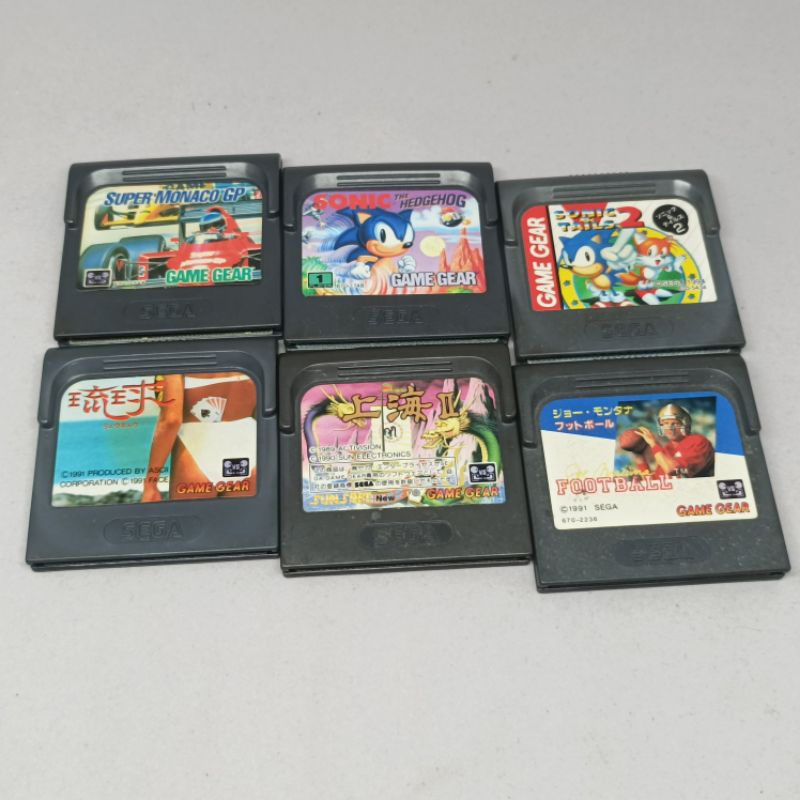 (GG20)ตลับแท้ Sega Game Gear | Sega Original Cartridge JP | เล่นได้ปกติ ...