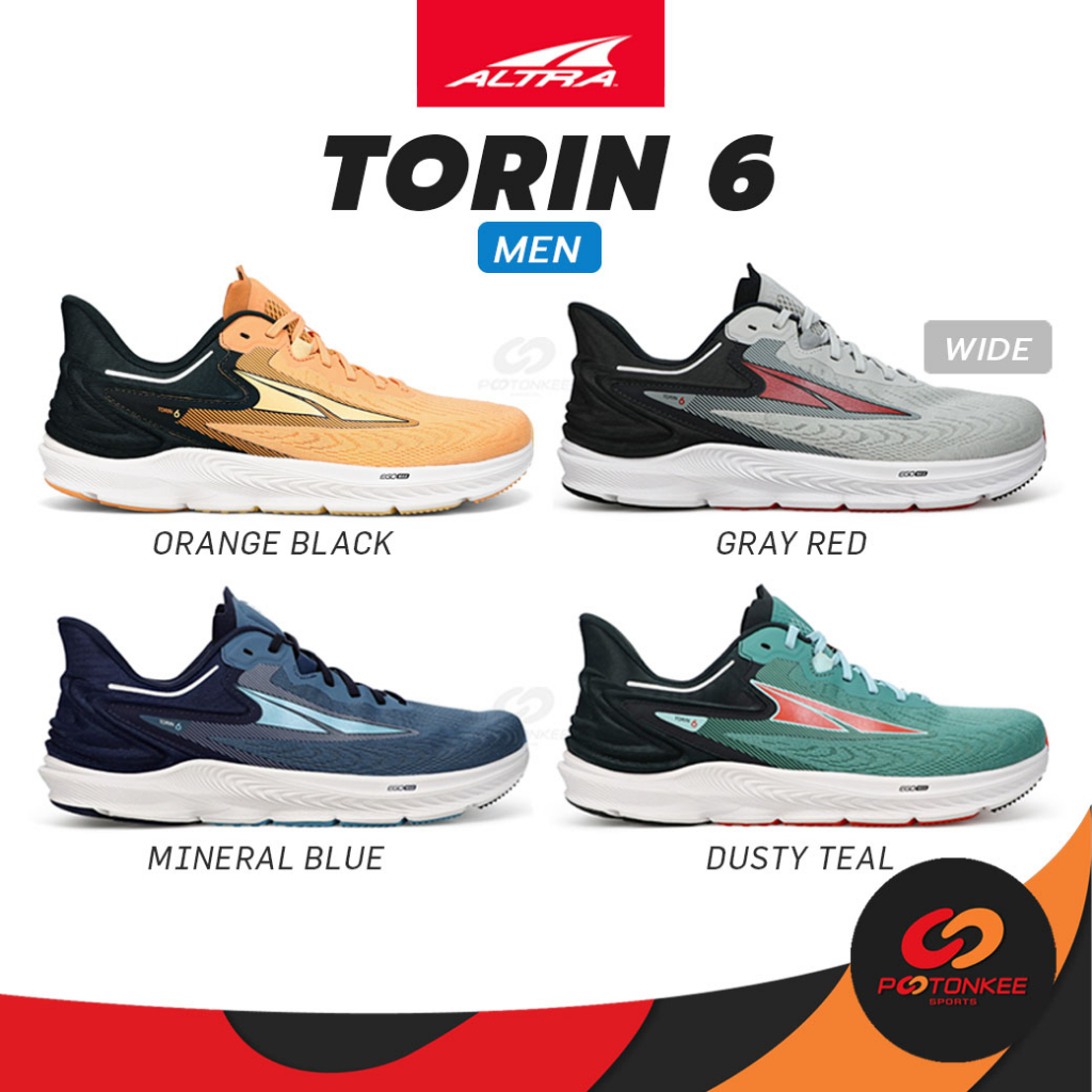 ALTRA Men's TORIN 6 รองเท้าวิ่ง ผู้ชาย รองเท้าวิ่งมาราธอน | Shopee Thailand