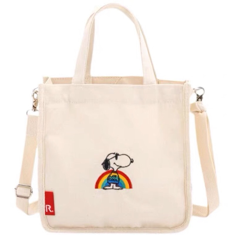 กระเป๋าสะพาย Snoopy แบรนด์ Rootote งานปัก | Shopee Thailand