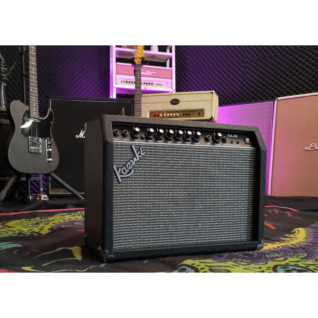 Kazuki แอมป์กีตาร์ไฟฟ้า 40 วัตต์ Kazuki KA-40 สีดำ | Shopee Thailand