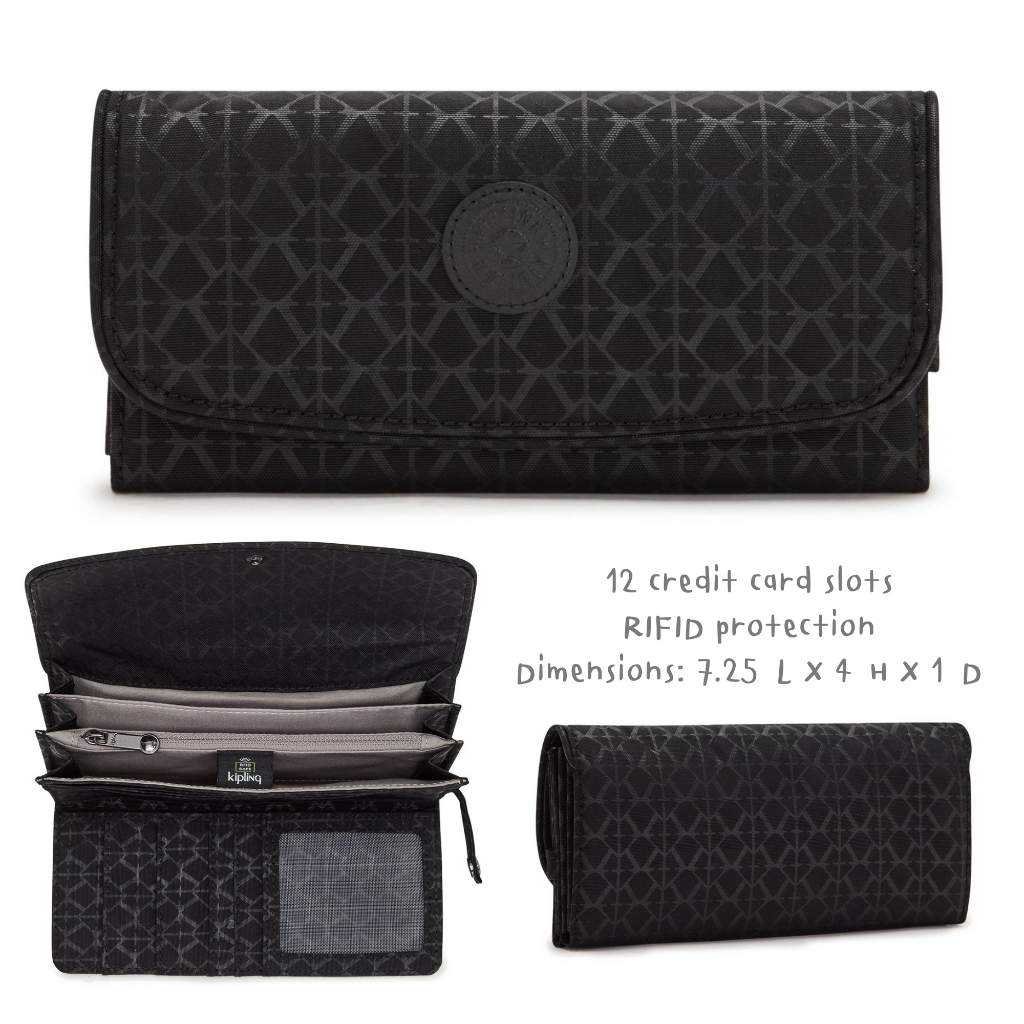 (สอบถาม) กระเป๋า Kipling MONEY LAND Large RFID Wallet | Shopee Thailand