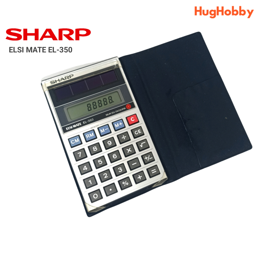 Vintage 1985 Sharp ELSI MATE EL-350 Solar Cell Calculator + Case [Used ...