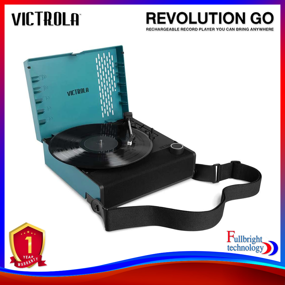 Victrola Revolution GO เครื่องเล่นแผ่นเสียงแบบกระเป๋าเดินทาง สตรีมเพลง ...