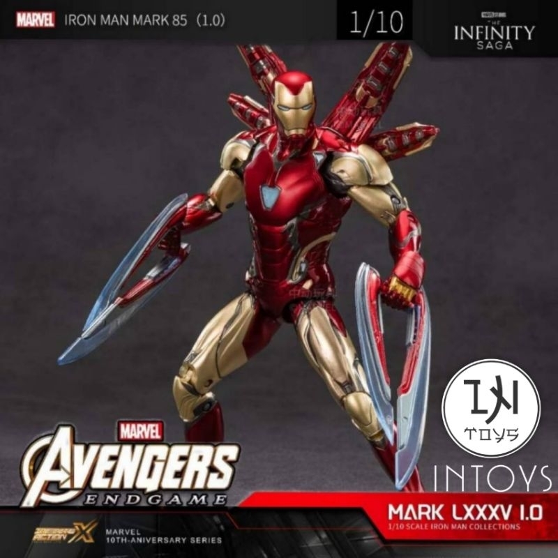 ZD toys IronMan Mark 85 / Iron man MK85 Action Figure 1/10 Scale ZDtoys ...