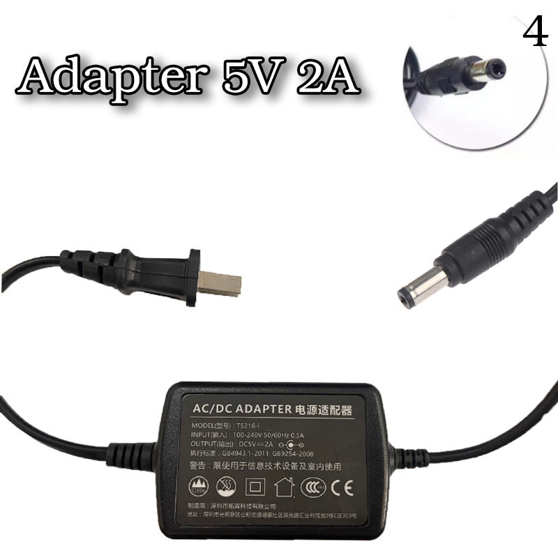 Adapter 5V 1A / 2A อะแดปเตอร์ 5V กระแส 1-2 A AC/DC 0910 Adapter ขนาด 5V/1A , 5V/2A หัวเล็ก ...