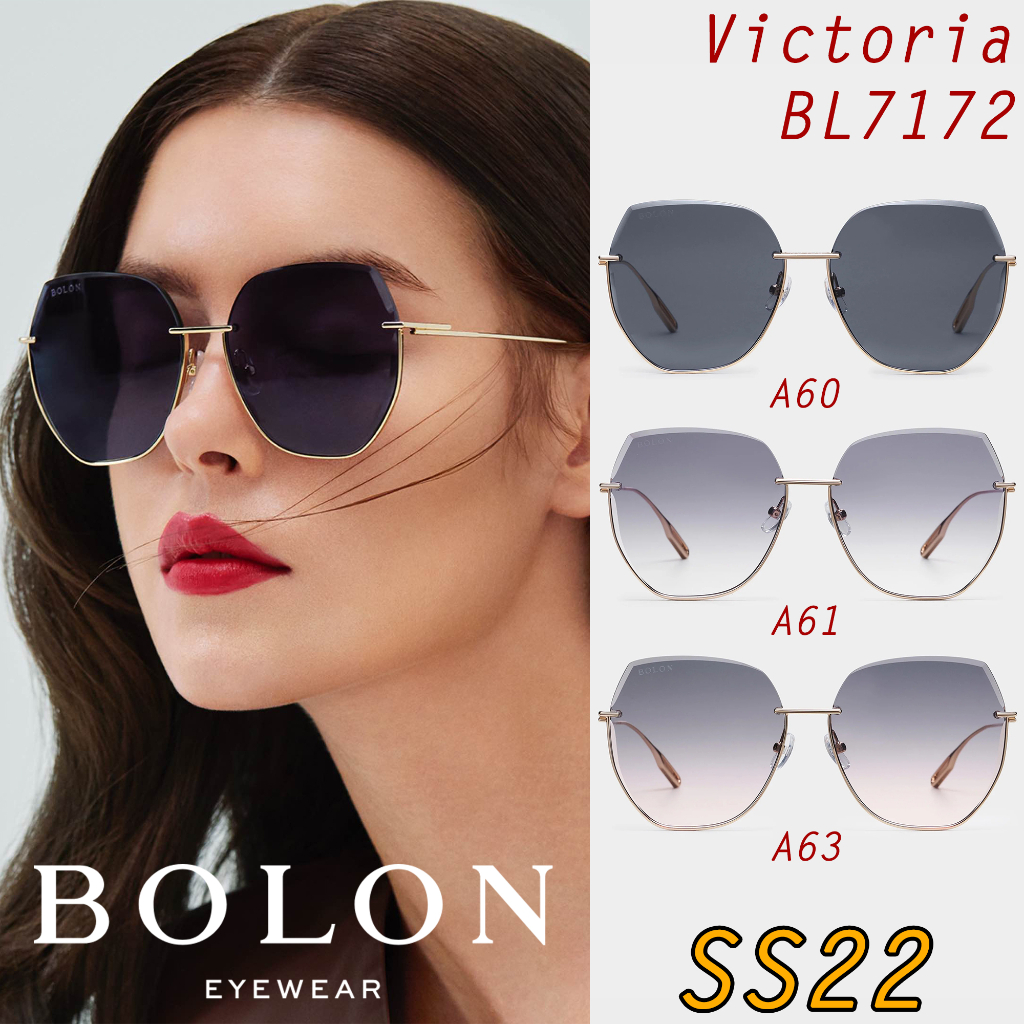 SS22 BOLON แว่นกันแดด รุ่น Victoria BL7172 A60 A61 A63 เลนส์ Nylon ...