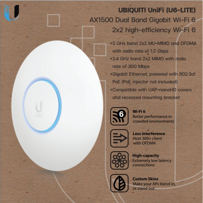 UBiQUiTi UniFi U6 Lite (U6-Lite) | Shopee Thailand