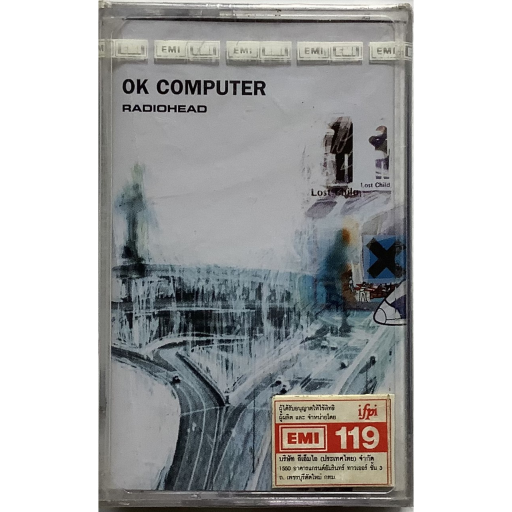 Cassette Tape เทปคาสเซ็ตเพลง Radiohead อัลบั้ม OK Computer ลิขสิทธิ์ ...