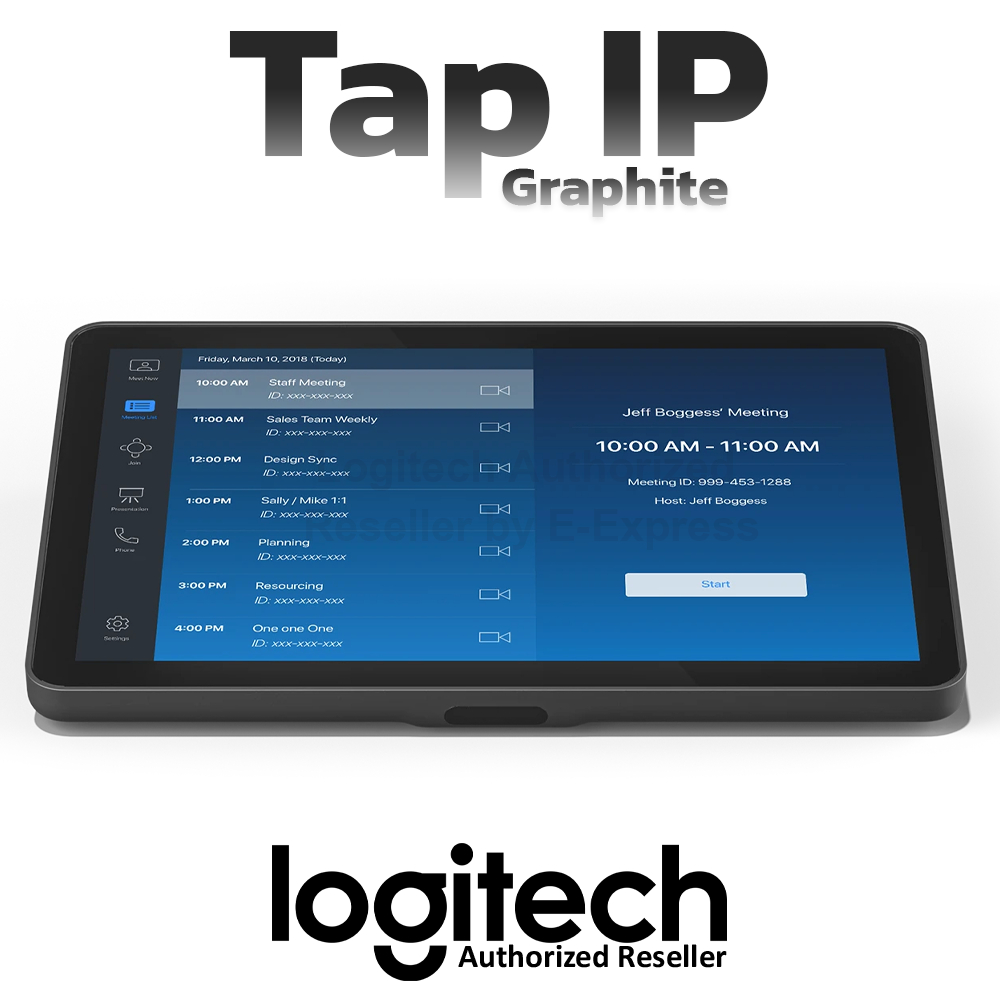 Logitech TAP IP (Graphite) จอควบคุมการประชุมระบบสัมผัส ของแท้ ประกัน ...
