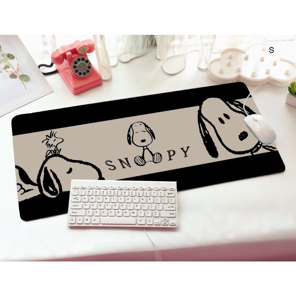 SNOOPY 3F แผ่นรอง คีย์บอร์ด รองคีย์บอร์ด keyboard ลาย SNOOPY 3F ขนาด 30 ...