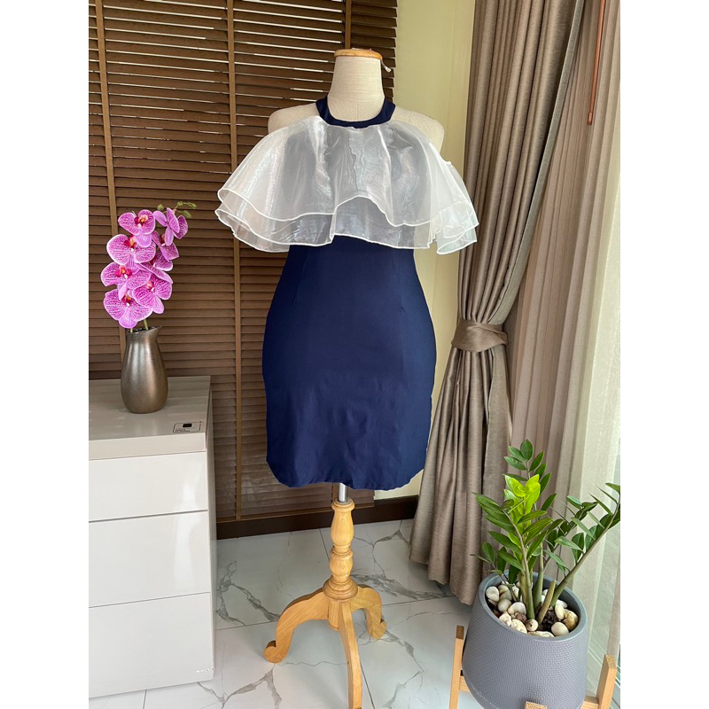 Janny เดรสสาวอวบ อ้วน Bigsize Plussize XXL ชุดออกงาน ชุดราตรี ผ้าสกินนี่ แต่งผ้าแก้ว | Shopee ...