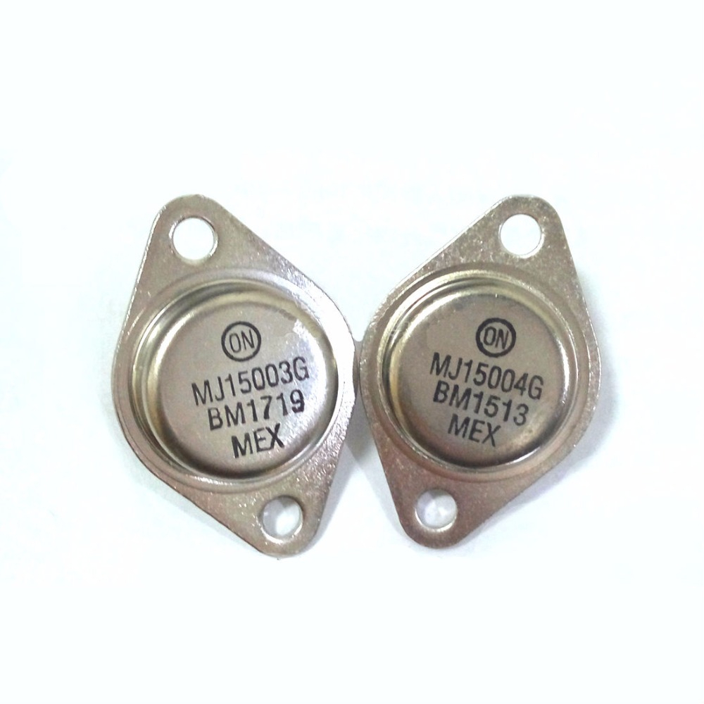 1pcs MJ15003G MJ15003 + MJ15004G MJ15004 TO-3 20A 140V Silicon Power ...