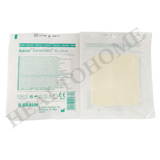 Askina Transorbent แผ่นแปะแผลกดทับ ขนาด 10x10 ซม. (1 แผ่น) | Shopee ...