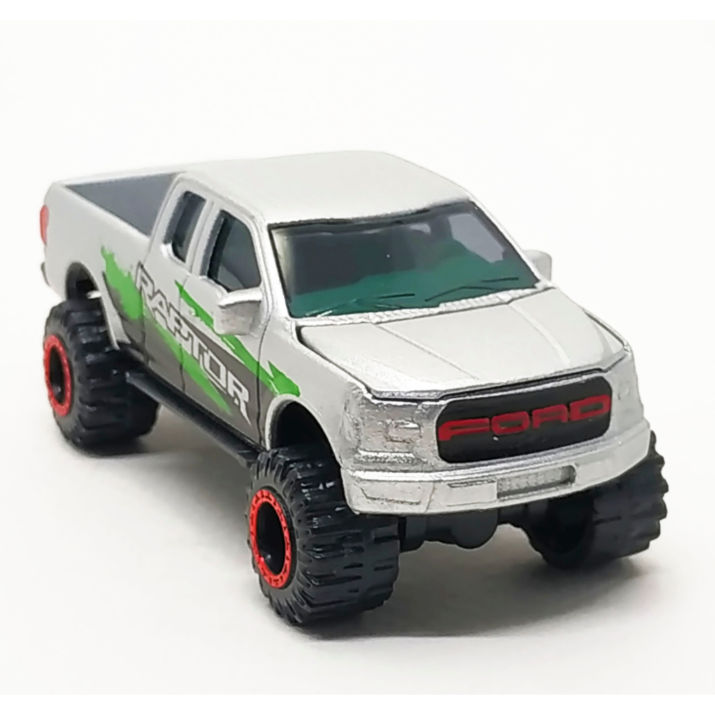 Majorette Ford F-150 - Raptor - Big Foot Silver Scale 1/72 (8cm) ไม่มี ...