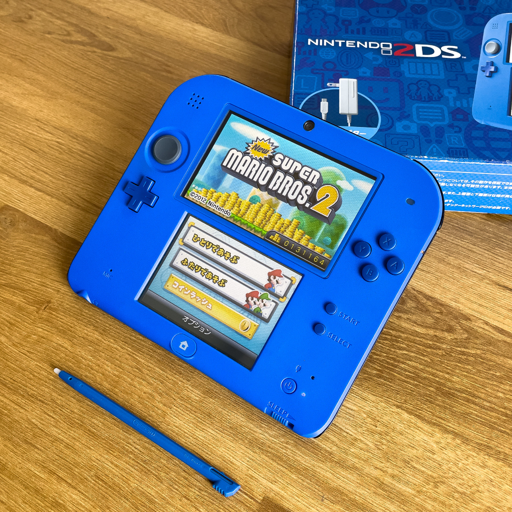 Nintendo 2DS สีน้ำเงิน เล่นแท้ ครบกล่อง สภาพสวยงาม | Shopee Thailand