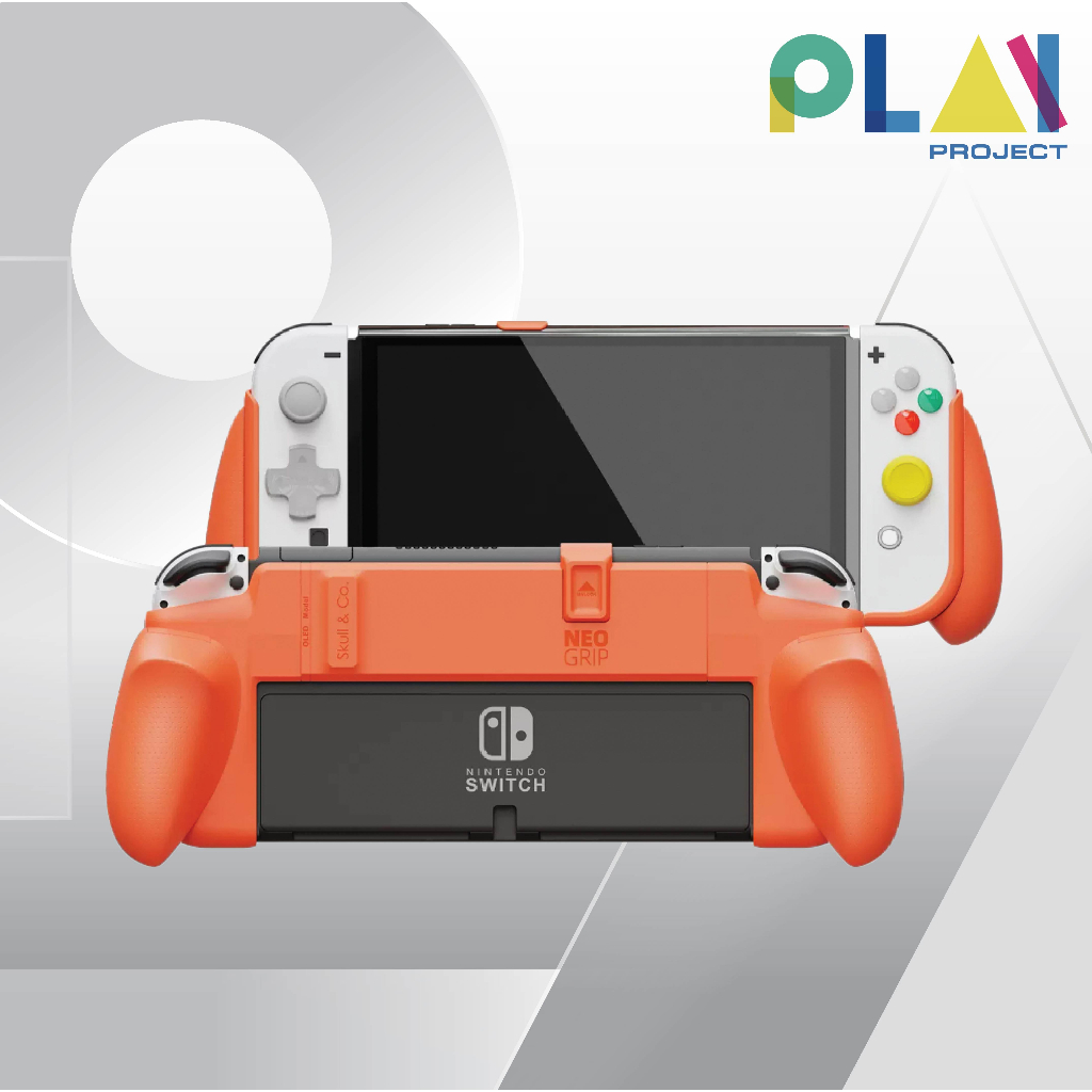 Skull & Co. NeoGrip and GripCase Orange Limited for Nintendo Switch [เค ...
