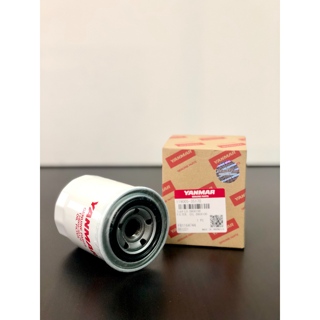 กรองน้ำมันเครื่อง YANMAR ViO80, SV100 และ ViO30-7, ViO35-7 - แท้ 100% ...
