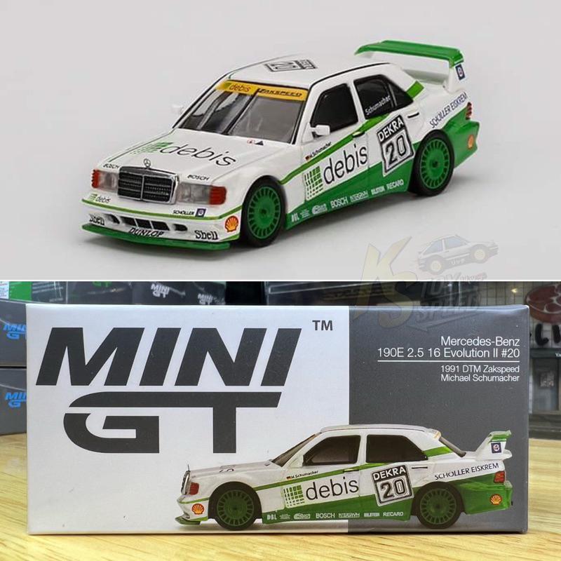 MINI GT Mercedes-Benz 190E 2.5 16 Evolution II 1991 DTM Zakspeed #20 ...