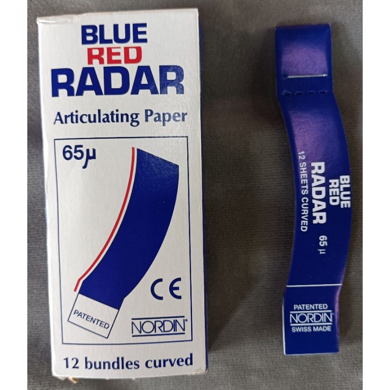 Articulating Paper Blue - Red 65 Micron C-Shape(โค้ง) | Shopee Thailand