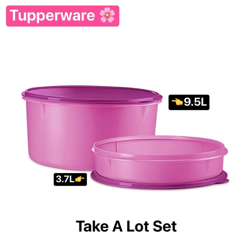 ภาชนะใส่อาหาร Tupperware รุ่น Take A Lot | Shopee Thailand