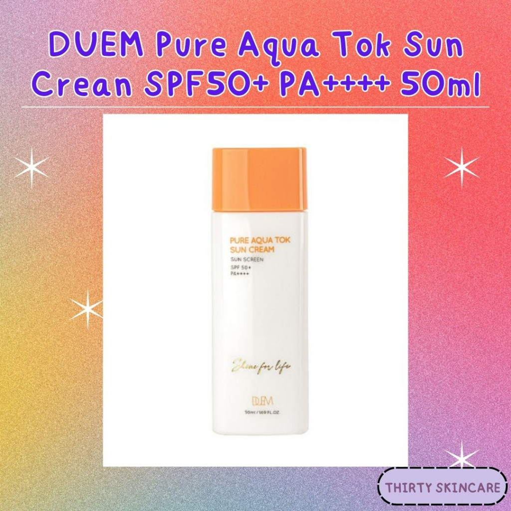 DUEM Pure Aqua Tok Sun Crean SPF50+ PA++++ 50ml | Shopee Thailand