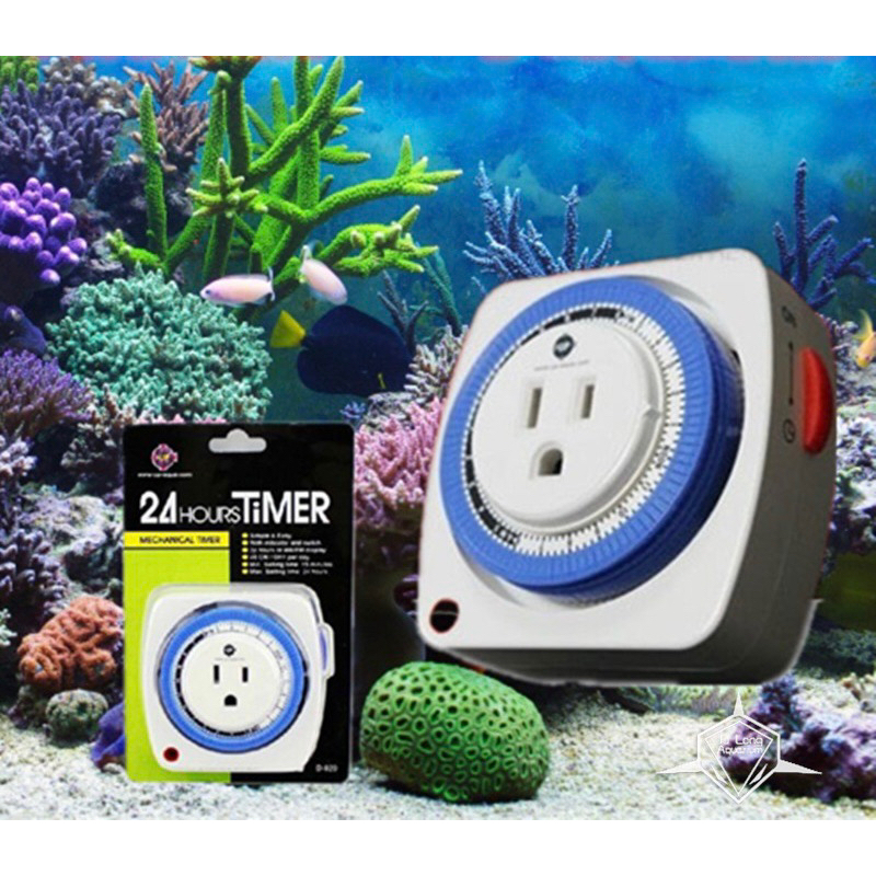 เครื่องตั้งเวลาเปิดปิดอุปกรณ์ไฟฟ้าอัตโนมัติ Yabai 24 Hour fish time ...