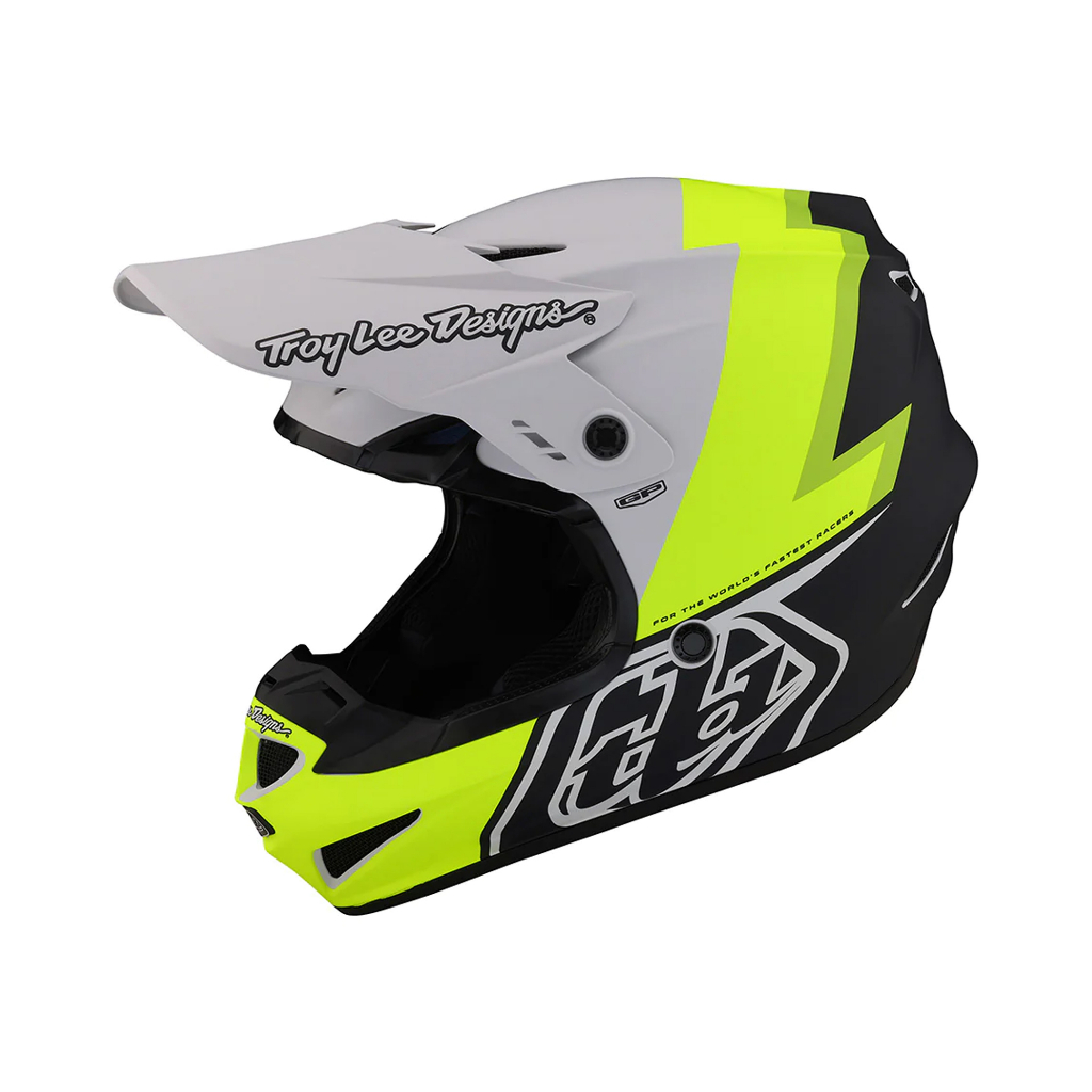 หมวกกันน็อค Troy Lee GP Helmet - Volt Fog 2023 | Shopee Thailand