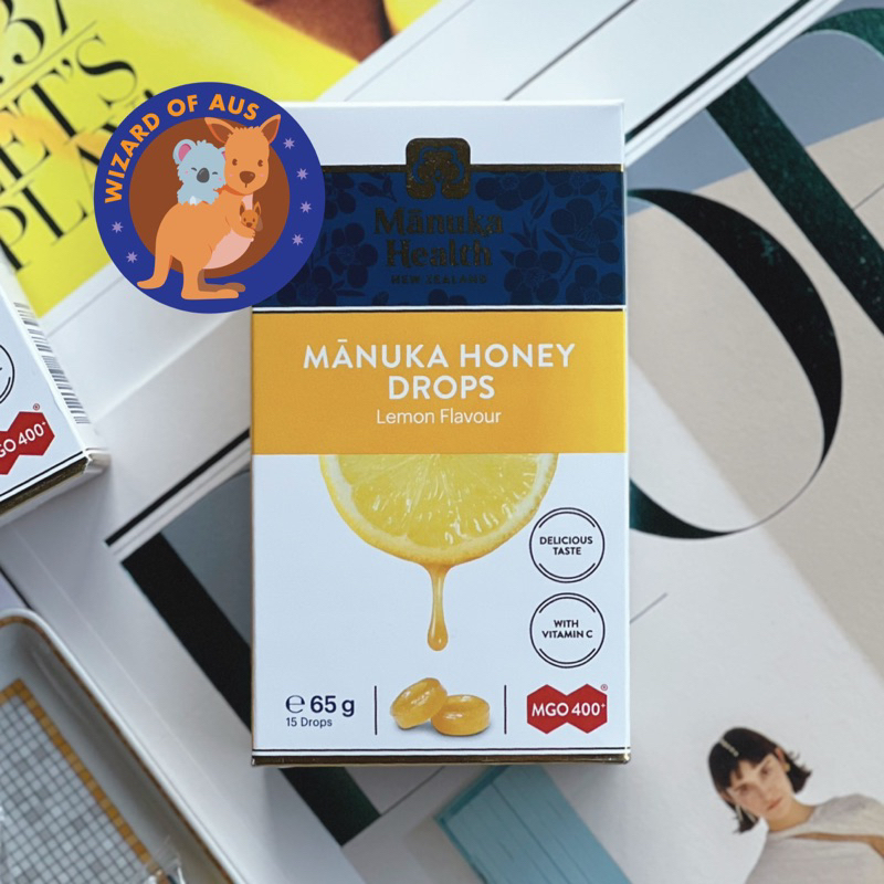 Manuka Health Manuka Honey Drops 15 Pack 65g MGO 400 ลูกอมน้ำผึ้งมาน ...