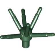 Lego part (ชิ้นส่วนเลโก้) No.19119 Plant Flower Stem with Bar and 6 ...