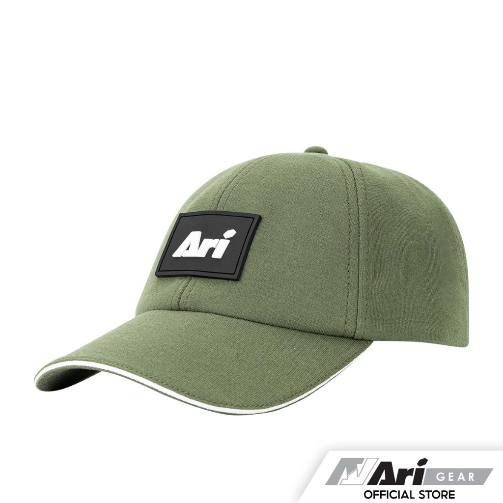 ARI RUBBER PATCH CAP - LIGHT OLIVE/BLACK/WHITE หมวก อาริ สีเขียว ...