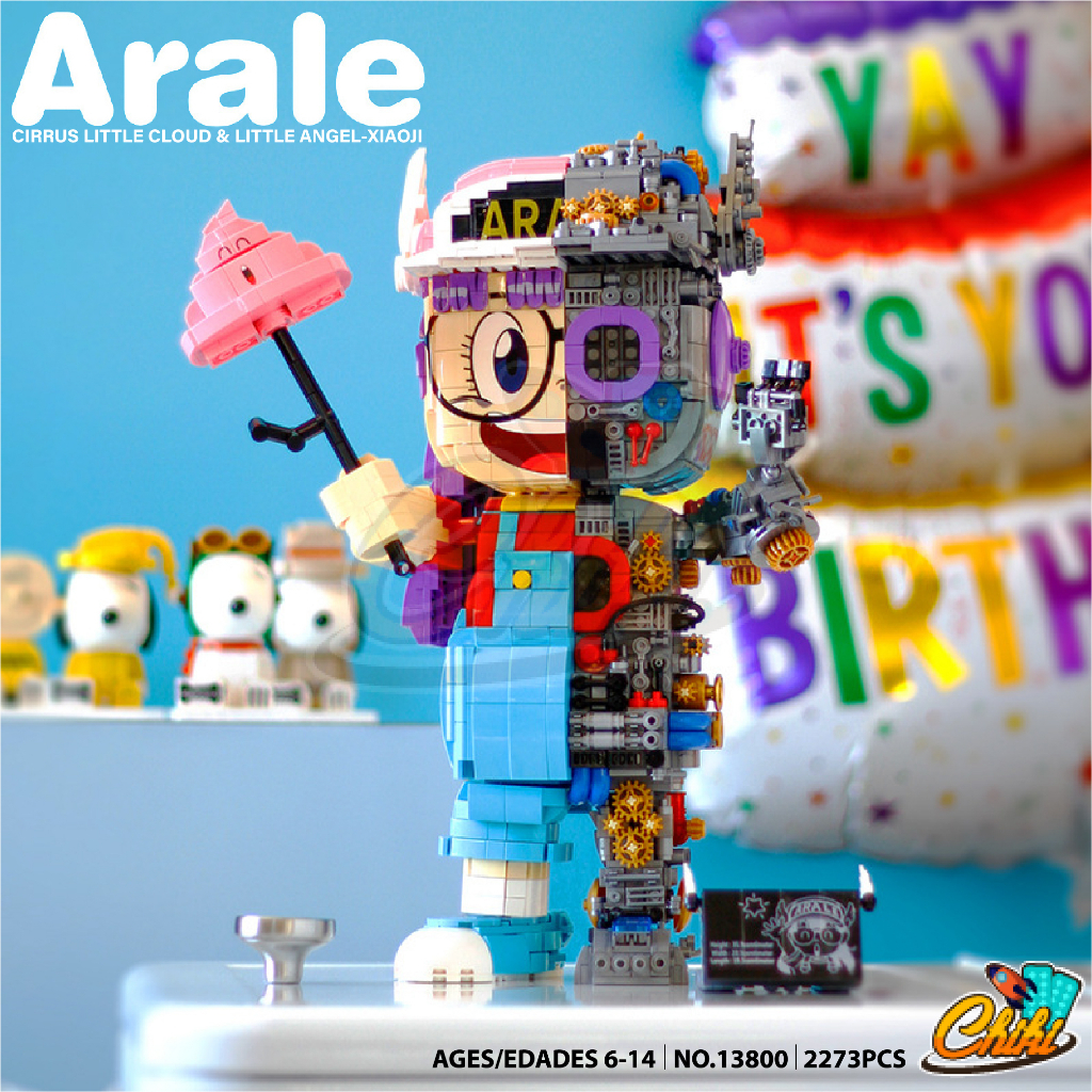 ชุดตัวต่อ 13800 หนูน้อยอาราเล่ เเมชชีน ครึ่งตัวโรบอท MACHINERY ALALEI ...